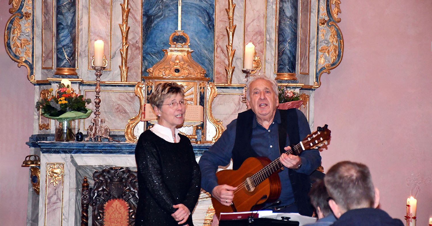 Wilfried Thuir und Manuela Tissen traten in der Nepomuk-Kapelle von ...